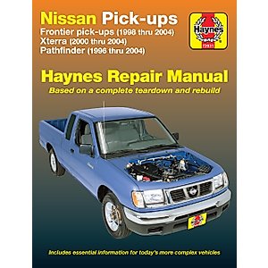 Nissan Frontier Pickup 98-04, Pathfinder 96-04 & Xterra 00-04 (Haynes Repair Manuals)
