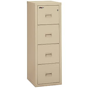Fireking Turtle Fireproof File Cabinet, 52.75" H x 17.75" W x 22.13" D, Parchment