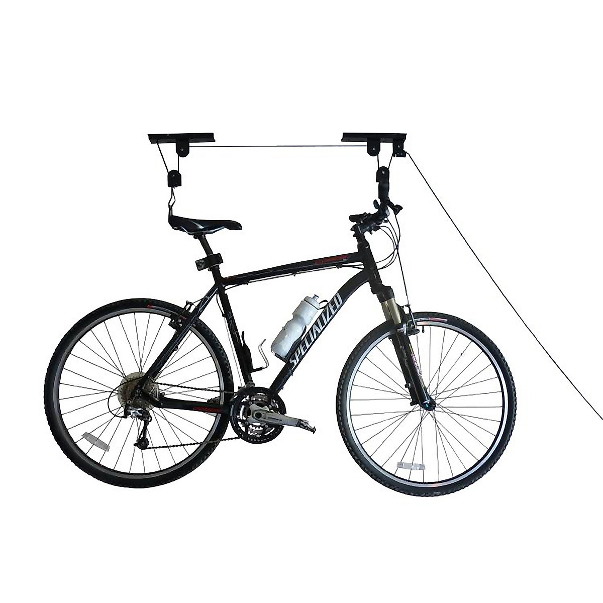 RAD Sportz Bicycle Hoist Quality Garage Storage Bike Lift with 100 lb Capacity Even Works as Ladder Lift Premium Quality