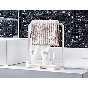 Feel Soon Retail Dishcloth Holder Sponge Holder Stand Rack (Beige)