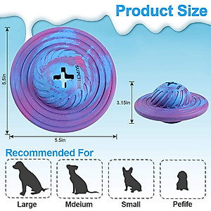 SUPCHON Interactive Dog Toys, Dog Puzzle Toys for Large Medium Dogs 100% Natural Rubber Dog Treat Dispensing Balls