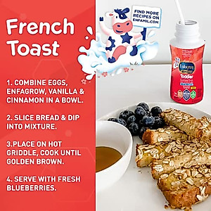 Enfagrow Premium Toddler Nutritional Drink 32 oz. Powder Can (Pack of 6) Dual Prebiotics for Immune Support, DHA for Brain Development, Natural Milk Flavor (Former Toddler Next Step) from Enfamil