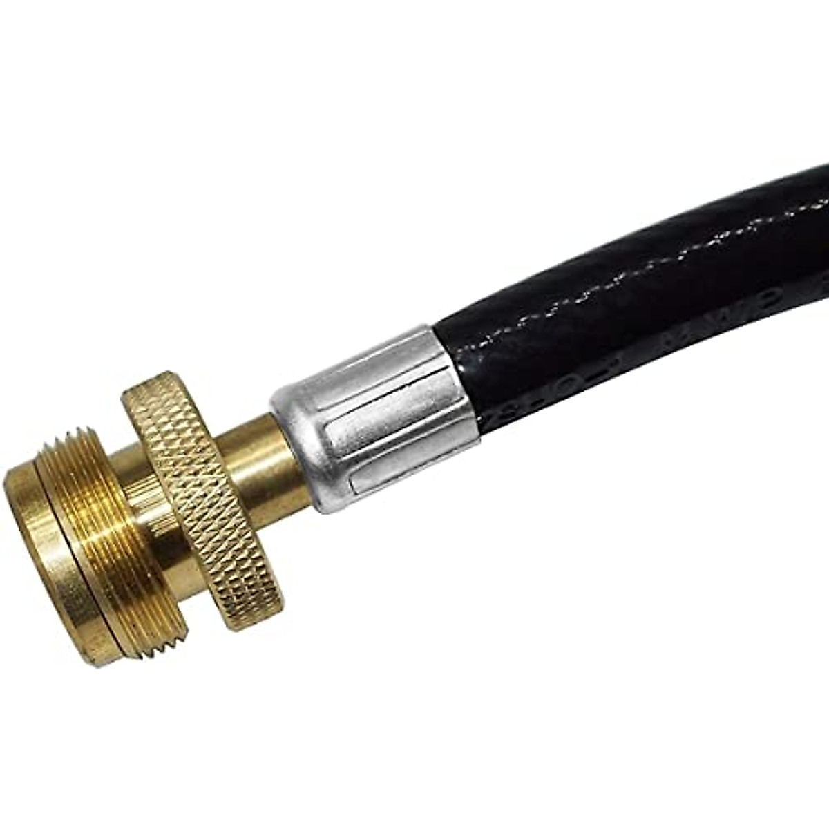 YOUHO 4 Feet Propane Adapter Hose 1 lb to 20 lb Converter Replacement for QCC1/Type1 Tank Connects for Type1 LP Tank and Gas Grill.