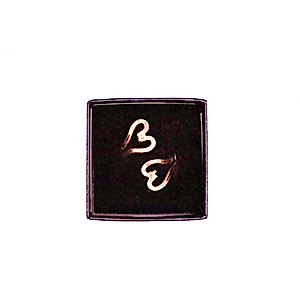 A Jeweler A JEWELER Adjustable Ring Copper Jewelry for Women – Handmade Double Heart Boho Ring with a Beautiful Brigth Copper Finnish