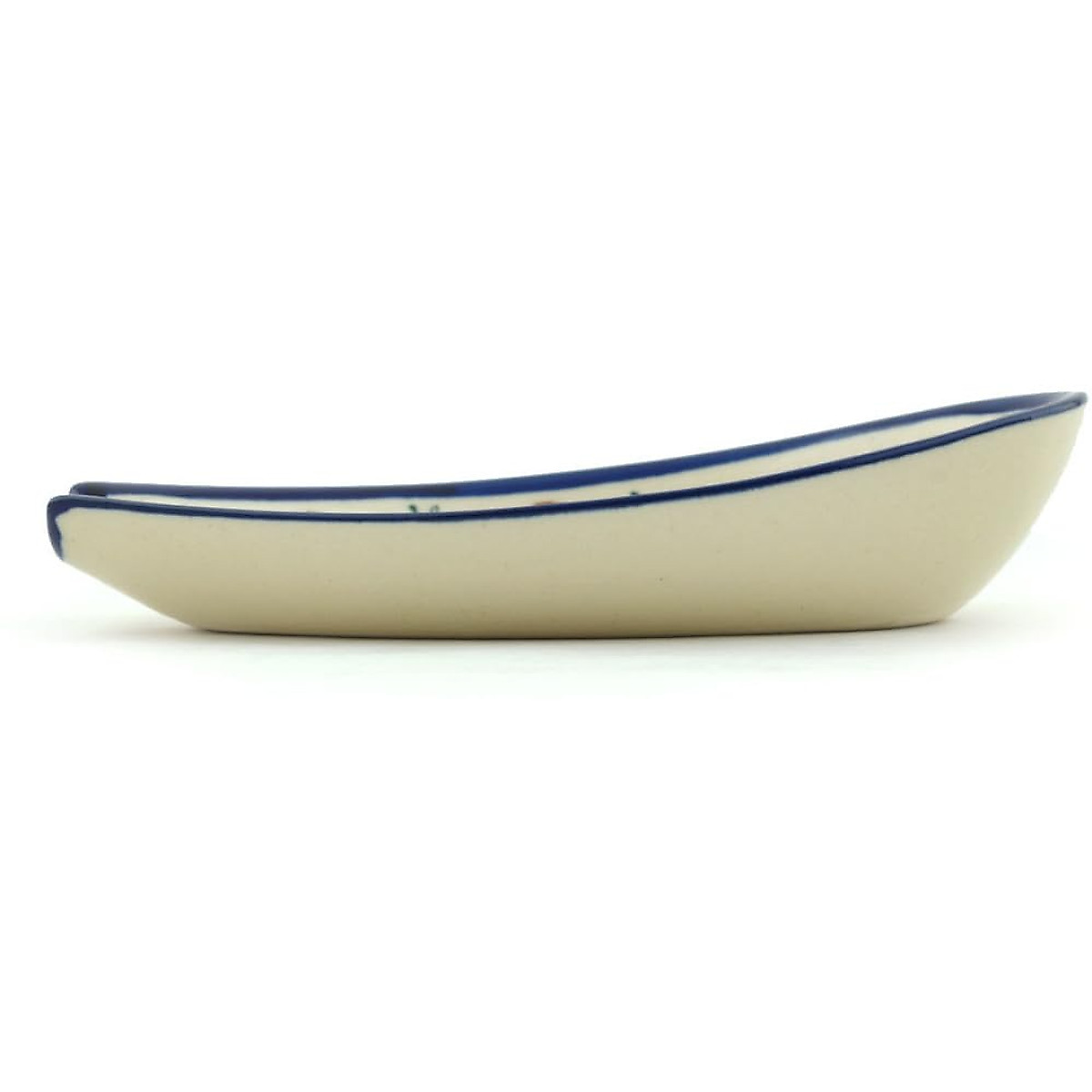 Polish Pottery Spoon Rest 5-inch Mosquito