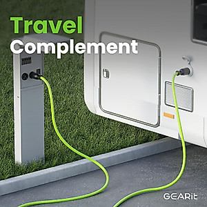 GEARit 30-Amp Generator Extension Cord, 120/250-Volt, 4-Prong, 7500W, NEMA L14-30P/L L14-30R, 10 Gauge SJTW Locking Power Cord for Manual Transfer Switch, Portable Generators, Power, 40 Feet, Green