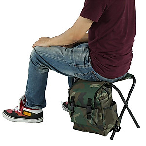 Plyisty Foldable Folding Fishing Stool, Camping Stool Portable Outdoor Folding Stool, for Fishing Camping