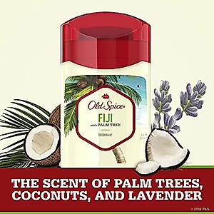 Old Spice Aluminum Free Deodorant for Men Fiji With Palm Tree Scent Inspired By Nature 3 Oz, Pack Of 3