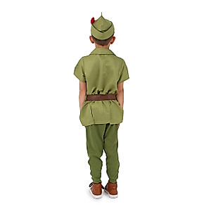 Little Adventures Child Peter Pan Costume (Large Age 5-7) - Machine Washable Child Pretend Play and Party Costume