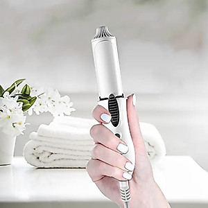 Conair Travel Curling Iron, Mini 1- Inch Ceramic Curling Iron in White by Travel Smart