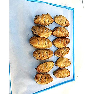 ASIBT Silicone Cake Roll Maker ,Silicone Baking Mat,Multipurpose Silicone Nonstick Pastry Mat , Swiss Roll Cake Mat Flexible Baking Tray Mold Baking-2pack(10''12'', Blue)