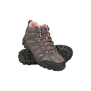 Mountain Warehouse Belfour Waterproof Womens Outdoor Boots Grey Womens Shoe Size 8 US