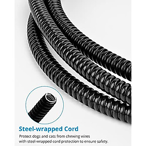 NICREW Pet Heating Pad, Temperature Adjustable Dog Cat Heating Pad with Auto Shut Off Timer, Indoor Pet Heated Bed Mat for Cats and Dogs, MET Safety Listed, 17.7 x 15.7 Inches, 55W (max)