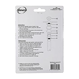 Danco 81080 Sink Strainer Nut and Washer Set