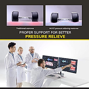 EGOHOME 12 Inch Twin Memory Foam Mattress, Therapeutic Mattress for Back Pain Relief, Cooper Gel Cooling Double Mattress in a Box, CertiPUR-US Certified, Made in USA, 38”x75”x12”, Black