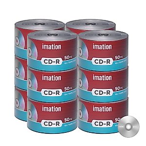 600 Pack Imation CD-R 52X 700MB/80Min Branded Logo Blank Media Recordable Data Disc