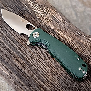 Western Active Honey Badger Knife Replacement Handle, Replacement Handle Kit for Honey Badger Knives in G10 with Backspacer, Compatible with Knives with Left/Right Pocket Clip