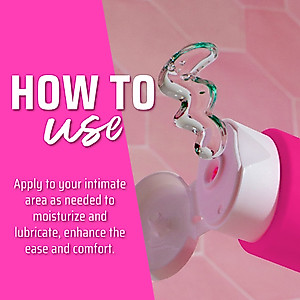 QUEEN V P.S. I Lube You - Intimate Water-Based Lube, pH friendly, Free from Parabens, Artificial Colors, Glycerin & Fragrances, 3 oz. Wetter is Better