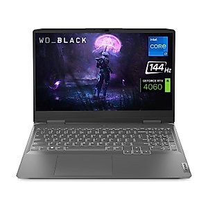 Lenovo LOQ Gaming Laptop, NVIDIA GeForce RTX 4060, Intel 13th Gen i7-13700H, 15.6" FHD 144Hz Display, 64GB DDR5 RAM, 2TB PCIe SSD, Webcam, HDMI, RJ45, Backlit KB, Wi-Fi 6, Windows 11 Home, Grey
