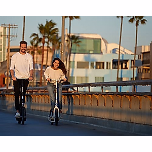 EcoSmart SUP Electric Scooter – 16" Air-Filled Tires, Wide Bamboo Deck, 350w High-Torque Hub-Driven Motor, Up to 15.5 mph & 15.5 Miles Range, Rear-Wheel Drive