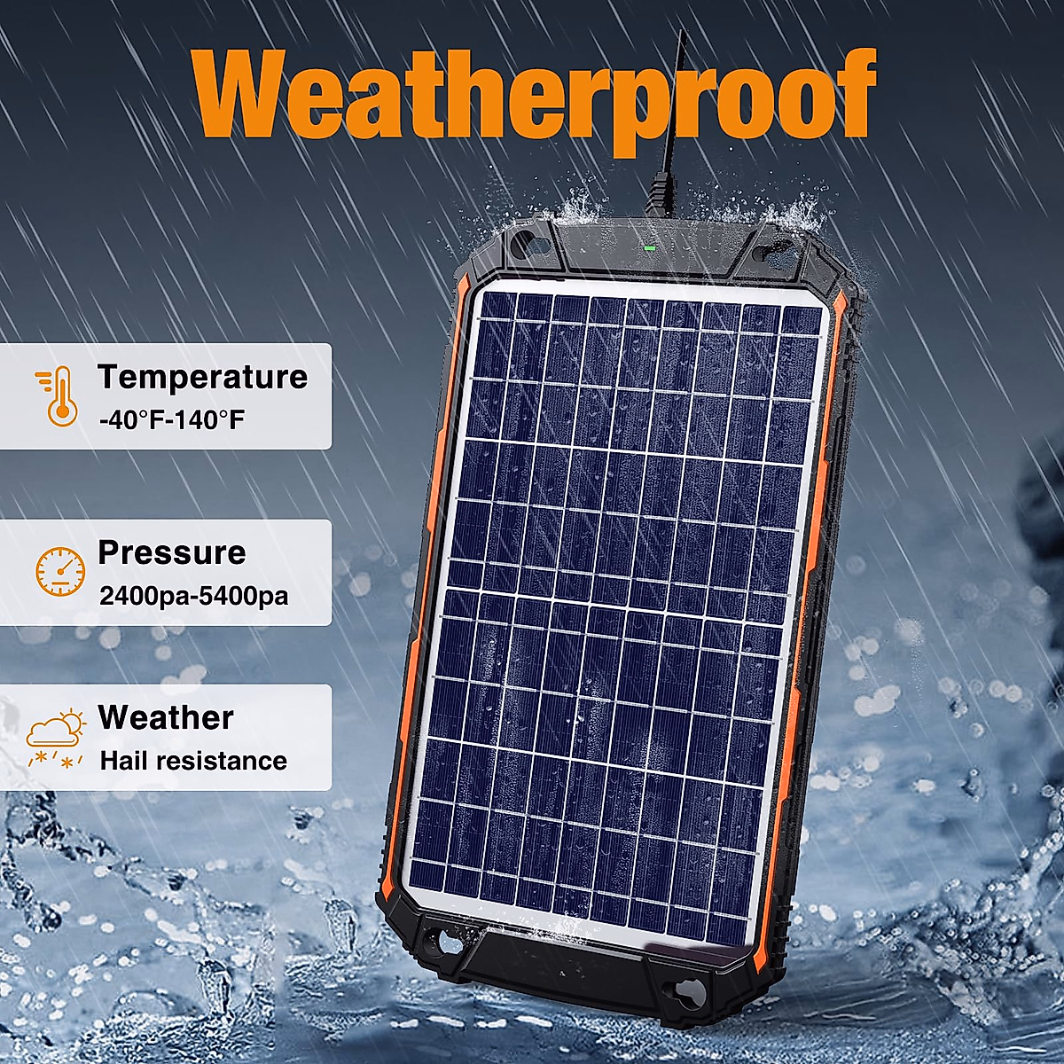 GROPOW 10W 12V Solar Battery Trickle Charger Maintiner, Built-in Smart MPPT Charge Cntroller, Waterproof 10 Watt 12 Volt Solar Panel Charging Kits for Car Auto Boat Marine RV Trailer Motorcycle, etc