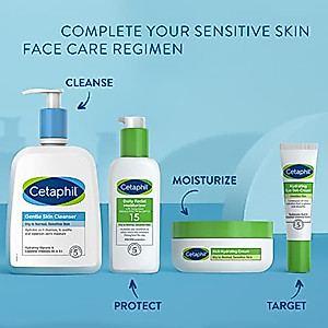 CETAPHIL Rich Hydrating Night Cream for Face, With Hyaluronic Acid, 1.7 oz, Moisturizing Cream for Dry to Very Dry Skin, No Added Fragrance, (Packaging May Vary)