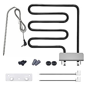 Replacement Part 9907120011 800 Watt Heating Element Kit & Part 9907180088 Meat Probe for Masterbuilt Electric Smokers