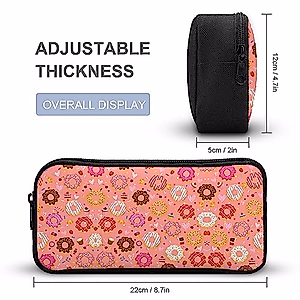 oallpu 3PCS Colorful Donut Backpack, Casual Lightweight Laptop Bag, Cartoon Shoulders Backpack Cute Daypack with Multiple Pockets(Colorful Donut)