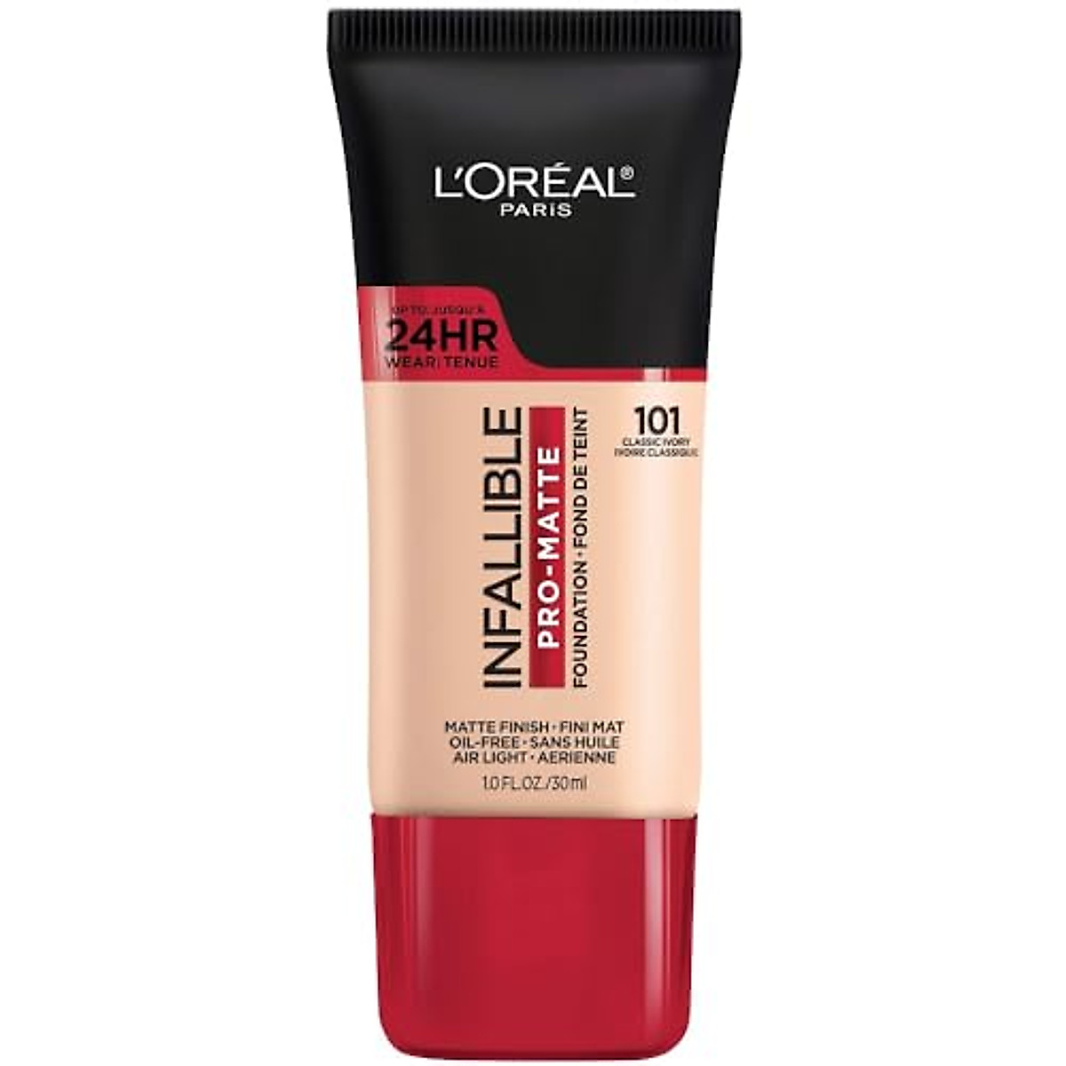 L’Oréal Paris Cosmetics Makeup Infallible Pro-Matte Liquid Longwear Foundation, Classic Ivory, 1 fl oz