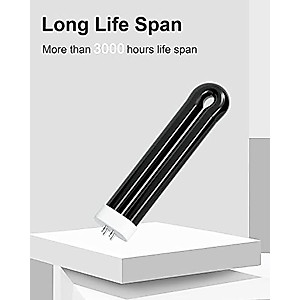 15W Black Light Bug Zapper Replacement Bulb for BB-15WHT Black Flag BZ-15, BF35 Flowtron BK-15D, B1515 Stinger TZ15, FP15, UV15, 7.5 inch U Shaped Bulb 2 Pack