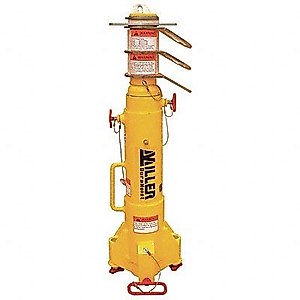 Miller DH-AP-1/ DuraHoist Portable Fall Arrest Post, Yellow, Standard