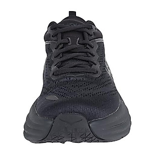Hoka Women's Bondi 8 Sneaker, Black/Black, 7