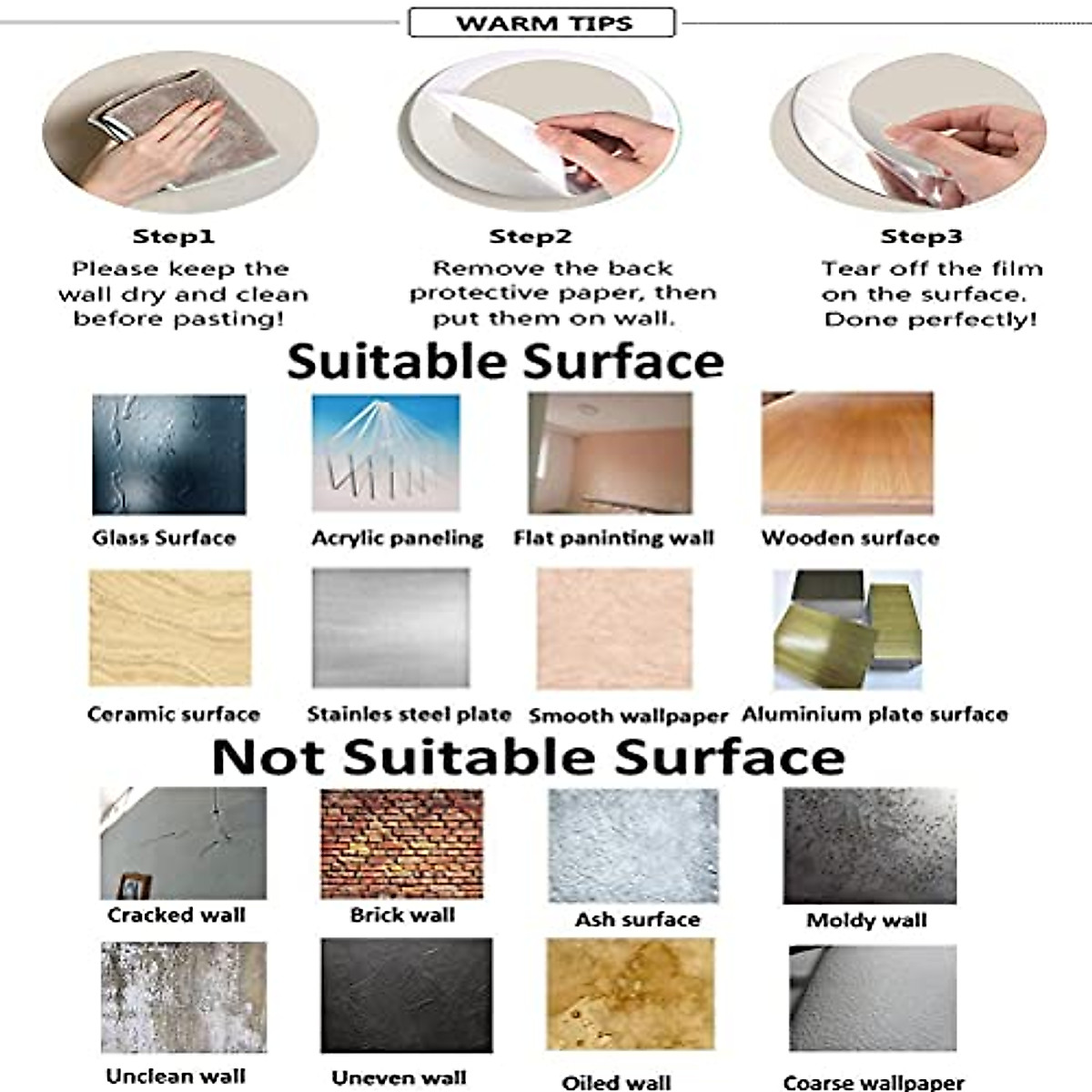 ELANE 29PCS DIY Mirror Wall Decals,Including 24PCS Circle Mirror Wall Sticker Wall Decoration and 5 PCS Heart Removable Mirror Stickers Self Adhesive Mirror Decal for home decoration office Living Room Bedroom (Silver)