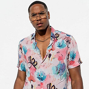 Street Knitted Luxury Rimless Designer Square Retro Gold Wire Metal Frame Clear Lens Eye Glasses Unisex Trendy Rectangle Frameless Hip Hop Glasses For Men And Women