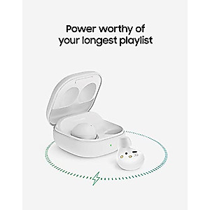 Samsung Galaxy Buds 2 True Wireless Noise Cancelling Bluetooth Earbuds - White (Renewed)