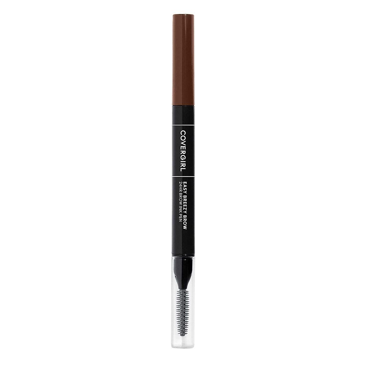 COVERGIRL - Easy Breezy Brow 24HR Brow Ink Pen™, dual applicator, ultra-precise felt-tip, spoolie comb, water-resistant, lightweight, 100% Cruelty-Free