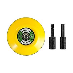 3" Hook & Look Flexible Neoprene Backing Pad for Sanding Discs and Buffing Pads