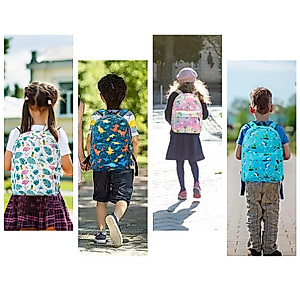cuesr Shark Boys Backpack and Lunch Box Set,Kids Cute Lightweight Kindergarten Elementary School Bookbag