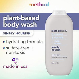 Method Body Wash, Simply Nourish, Coconut, 18 Fl Oz
