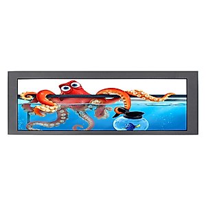 VSDISPLAY 14.9inch 1280x390 LCD Monitor VS149ZJ01,which with Screen LTA149B780F and HD-MI DVI VGA Input Controller Board M.NT68676.2A, as a bar Display Monitor/Advertising Screen Monitor