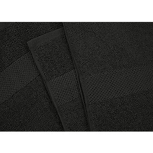 SOFTEX Linen 6-Pack Grey 24x48 Bath Towels Soft, Plush, Quick Dry, Absorbent, Premium Quality, Ultimate Comfort, Spa Experience, Home (100% Cotton)