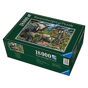 Ravensburger at The Waterhole - 18000 Piece Jigsaw Puzzle for Adults – Softclick Technology Means Pieces Fit Together Perfectly (17823)