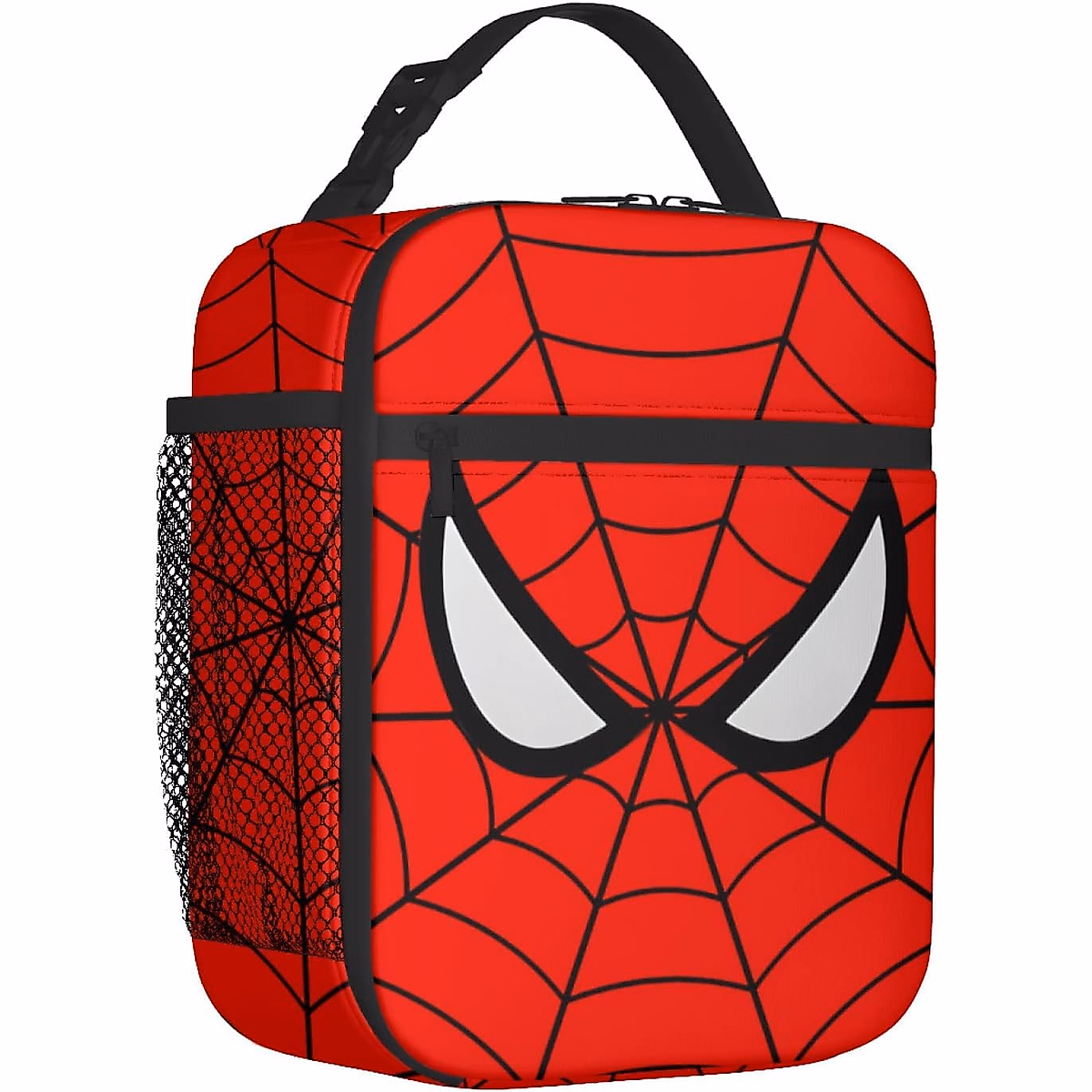 suzzc Reusable Anime Lunch Box Insulated Lunch Bag Large Capacity Durable Lunch Tote for Men Women Gift Travel Hiking