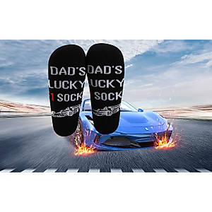 G2TUP Racing Car Socks Gifts for Men Novelty Socks for Racing Lovers Dad’s Lucky F1 Socks Halloween Gifts for Dad (Racing Car socks)