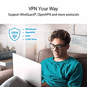 ASUS RT-AX86U Pro (AX5700) Dual Band WiFi 6 Extendable Gaming Router, 2.5G Port, Mobile Game Mode, Port Forwarding, Subscription-Free Network Security, VPN, AiMesh Compatible