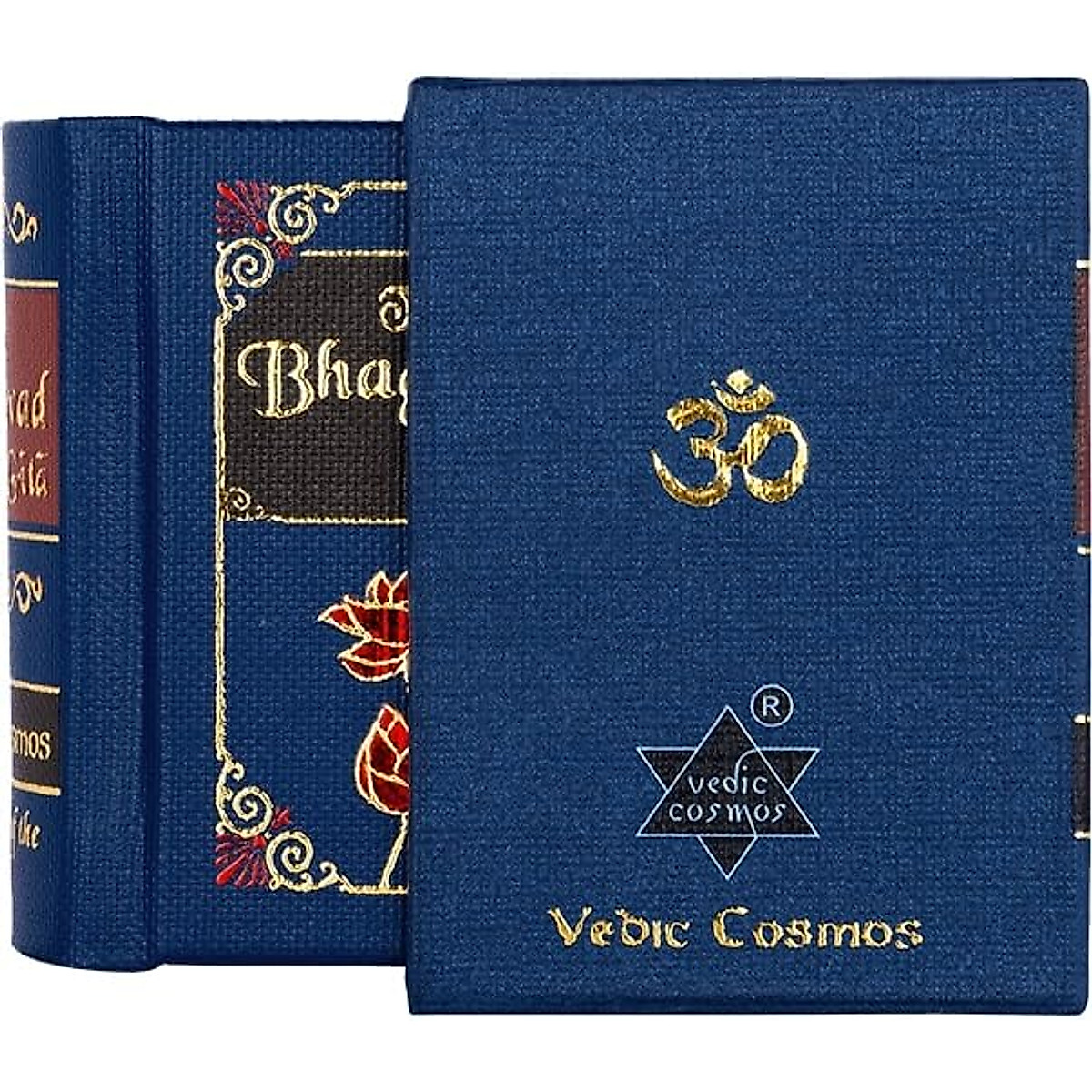Bhagavad Gita Mini Book (H) (Foil Stamped, Miniature Sized 1.49 x 2.04", boxed)