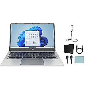 Gateway 14.1" Ultra Slim Notebook, FHD Touchscreen, Intel Core i5-1235U, 8GB RAM, 512GB SSD, Fingerprint Scanner, Tuned by THX Audio, 2MP Camera, HDMI, Windows 11 Home, Silver+ Accessories