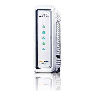 ARRIS SURFboard SB6141 8x4 DOCSIS 3.0 Cable Modem - Retail Packaging- White
