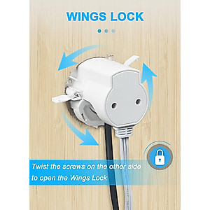 in Wall Cable Management Kit with Hole Saw Drill Attachment - Includes Power & Low Voltage Cord Management - Hide TV Wires for Wall-Mounted TVs