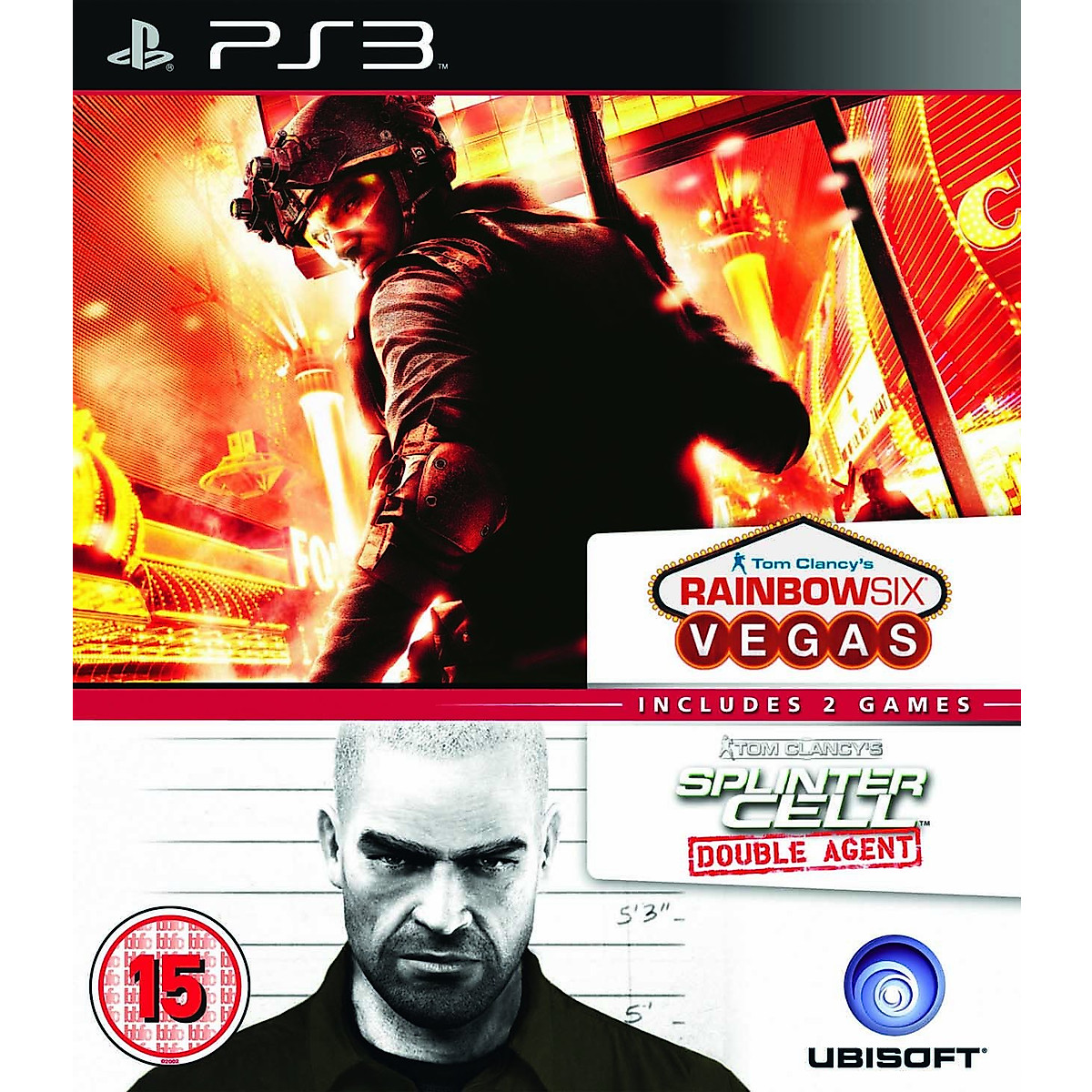 Ubisoft Double Pack - Rainbow Six Vegas and Splinter Cell Agent (PS3)